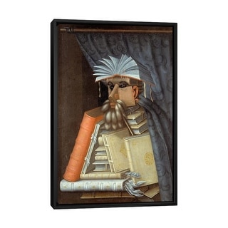 iCanvas "Portrait Of A Librarian, c.1566" by Giuseppe Arcimboldo Framed ...