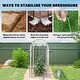 Outsunny Walk-in Tunnel Greenhouse, 10' x 3' x 6.5' Hoop House ...