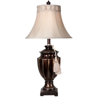 Delacora SC-L3-1164 Meknes 32'' Tall Accent Table Lamp with Fabric ...