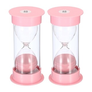 30 Min Sand Timer, 2Pcs 5.26x2.53" Sand Timers, Count Down Sand Glass ...