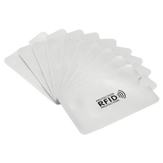 RFID Blocking Credit Card Sleeves, 30 Pcs Contactless Protector Holder ...
