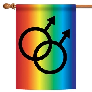 Double Mars Pride UV Resistant Outdoor Flag - 40" x 28" - Bed Bath ...
