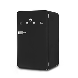 Commercial Cool 3.2 Cu. Ft. Retro Refrigerator,Black - Bed Bath ...