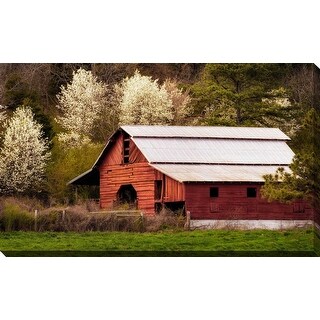 "Skylight Red Barn" Print on Canvas - Bed Bath & Beyond - 36038644