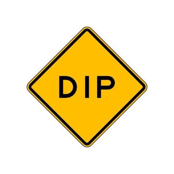 Lyle Dip Traffic Sign,24" x 24" W8-2-24HA - 1 Each - Bed Bath & Beyond ...