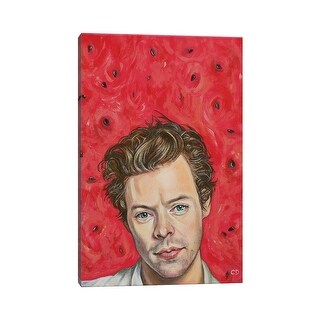 iCanvas "Harry Styles Portrait" by Cyndi Dodes Canvas Print - Bed Bath ...