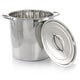 Gibson Everyday Whittington 16 Quart Stainless Steel Stock Pot with Lid ...