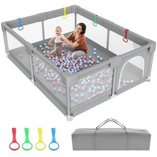 79" ×71" Extra Large Baby Playpen, Big Play Pens for Babies and ...