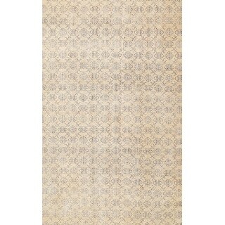 Ahgly Company Machine Washable Contemporary Light French Beige Brown ...