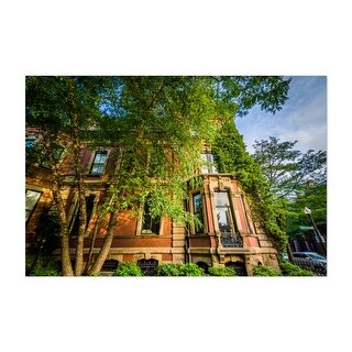 Boston Massachusetts Back Bay Rowhomes Photography Art Print/Poster ...