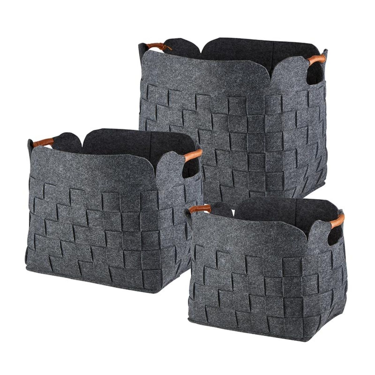 Felt baskets storage store