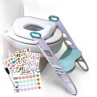 Mommy's Helper Cushie Step Up Deluxe Padded Potty Seat with Step Stool ...