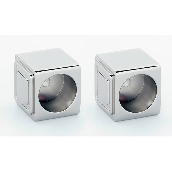 Alno Cube Shower Rod Mounting Bracket Set - Bed Bath & Beyond - 26639829
