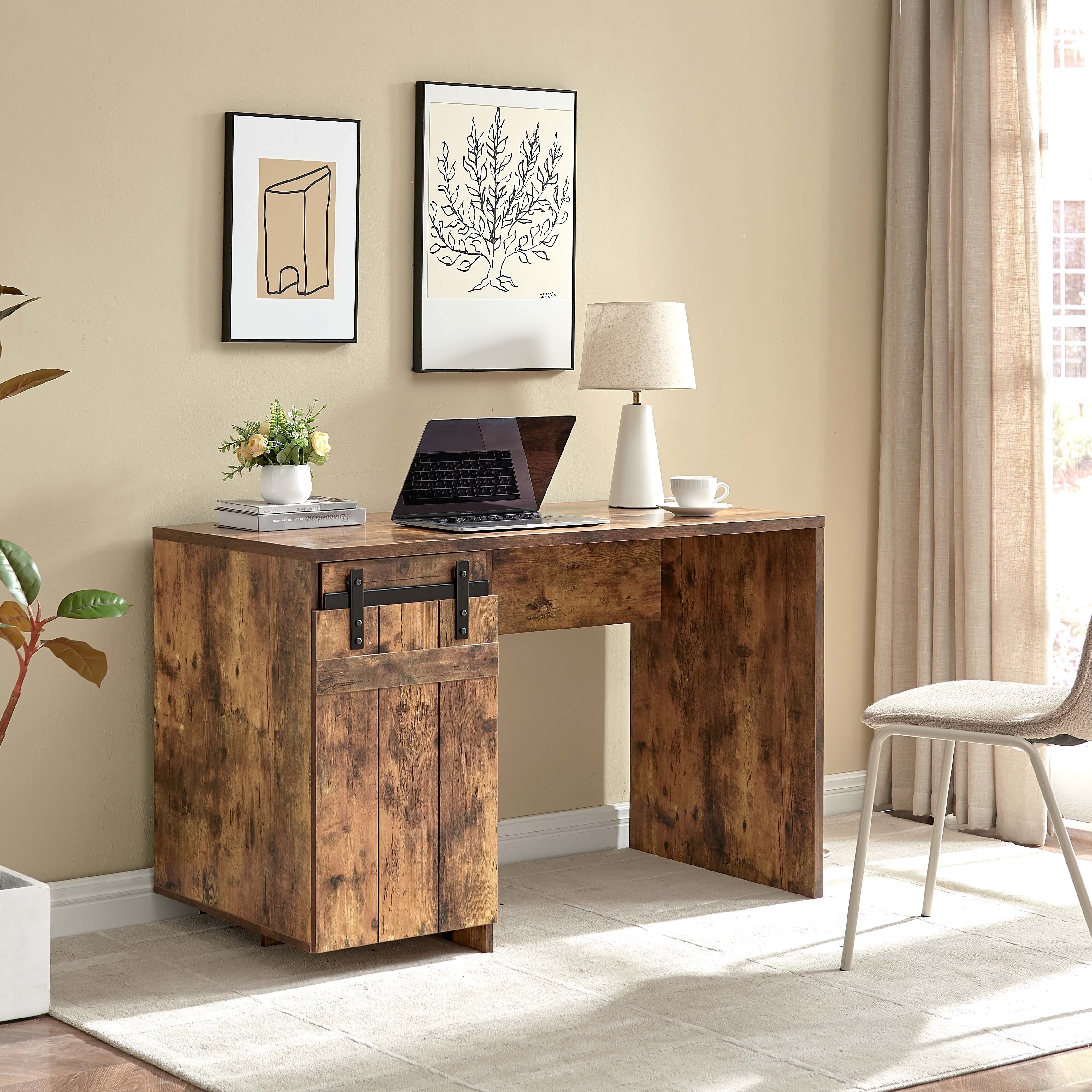 Distressed executive desk store