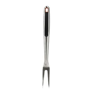 Mr BBQ Premium Meat Fork Stainless Steel Rubber Grip Two Pronged 17 Inch - Bed Bath & Beyond ...