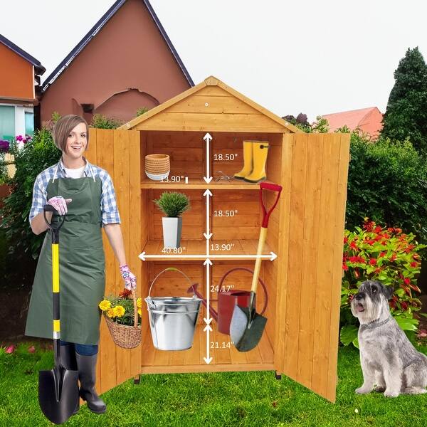 garden shed wooden firewood house