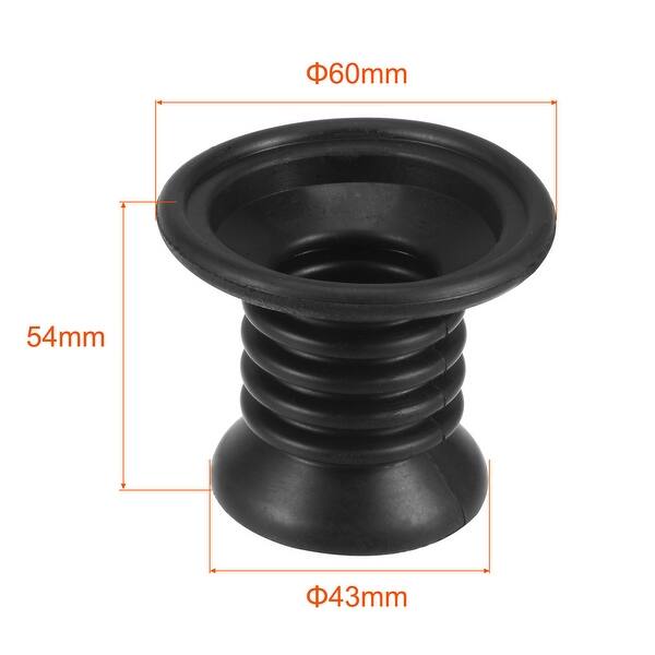 Washing Machine Drain Pipe Seal Silicone Sealing Plug 52mm Black - Bed ...