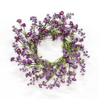 Royal Buds & Astilbe Candle Ring - 12-14" in diameter (outer). - Bed ...