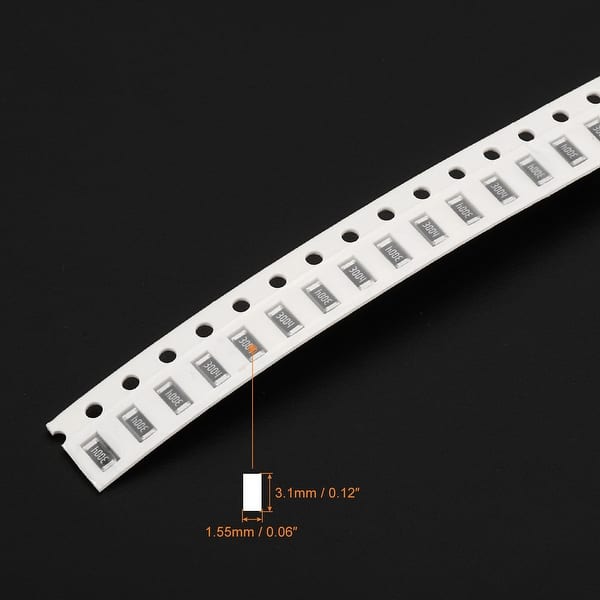 100 Pcs 1206 Chip Resistor 3Million Ohm 1/4W Surface Mount Device ...