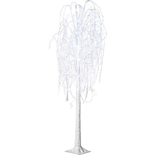 Christmas 6 ft. Lighted Twinkle LED Willow Tree with Fairy Lights - Bed ...