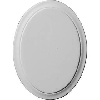 6 1/8"W x 4 1/2"H x 3/8"P Classic Oval Rosette - Bed Bath & Beyond ...