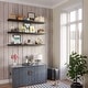 Wallniture Ronda 60 inch Floating Shelf, Wall Shelves for Living Room ...
