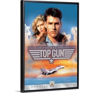 "Top Gun (1986)" Black Float Frame Canvas Art - Bed Bath & Beyond ...