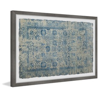 'Faded Pattern' Framed Painting Print - Bed Bath & Beyond - 32406144