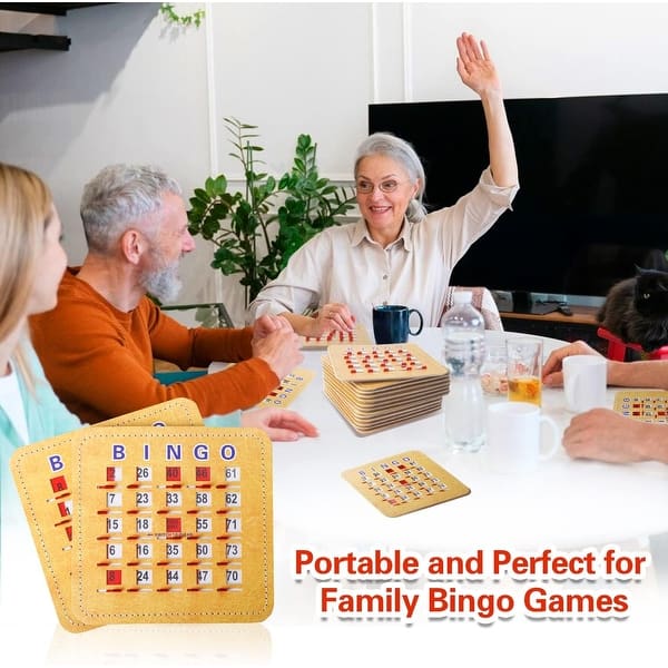 GSE™ Shutter Bingo Cards with Quick-Clear Slider. Reusable Fingertip ...