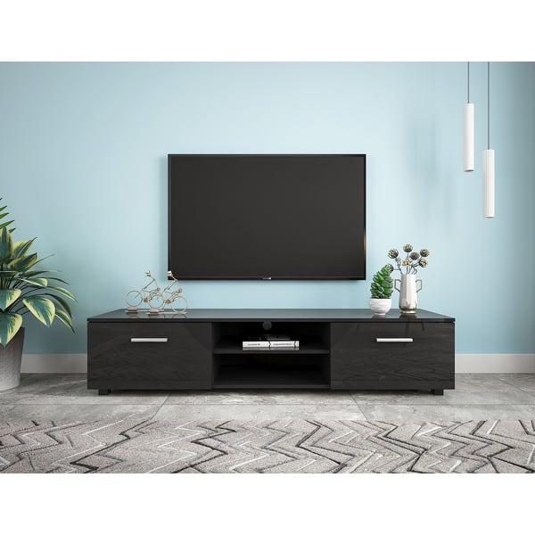 70 Inch Media Console Entertainment Center Television Table - Bed Bath ...