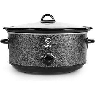Slow Cooker 7 Quart Oval Crock Manual Portable Dishwasher Safe with ...