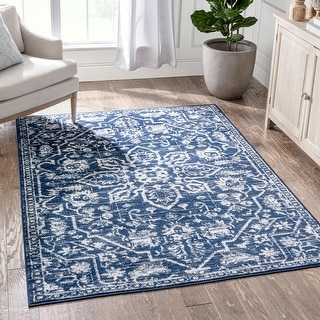 Well Woven Dazzle Disa Vintage Bohemian Oriental Floral Area Rug - Bed ...