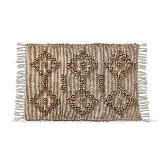 Grayson Brown Rug Cotton Indoor Rug, 24L x 36W Inches - 24 x 36 - Bed ...