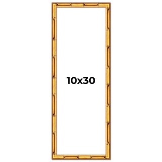 10x30 Frame Gold Real Wood Picture Frame Width 1 inches | Interior ...