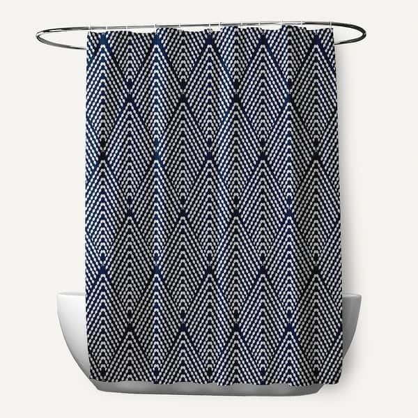 Lifeflor Geometric Print Shower Curtain - Bed Bath & Beyond - 15030273