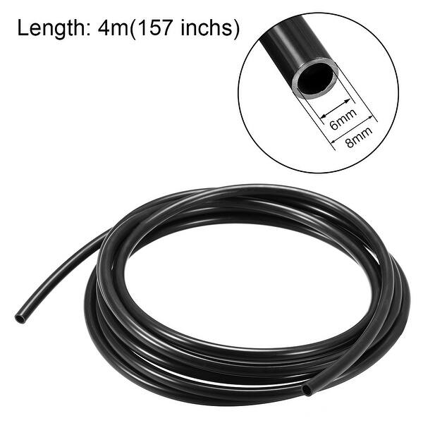 8mm OD 6mm ID 4m Long PA12 Nylon Tube for Air Line Brake Fluid Transfer ...