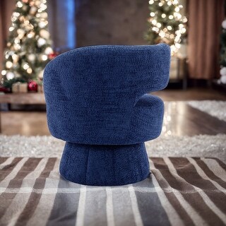 Geometric Style 360 Degree Swivel Cuddle Barrel Accent Sofa Chairs ...