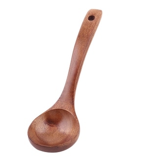 Wood Hanging Hole Design Cooking Porridge Soup Hot Pot Spoon Ladle ...