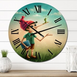 Designart 'Pinocchio With Long Nose Fairy Tale Character' Children's ...