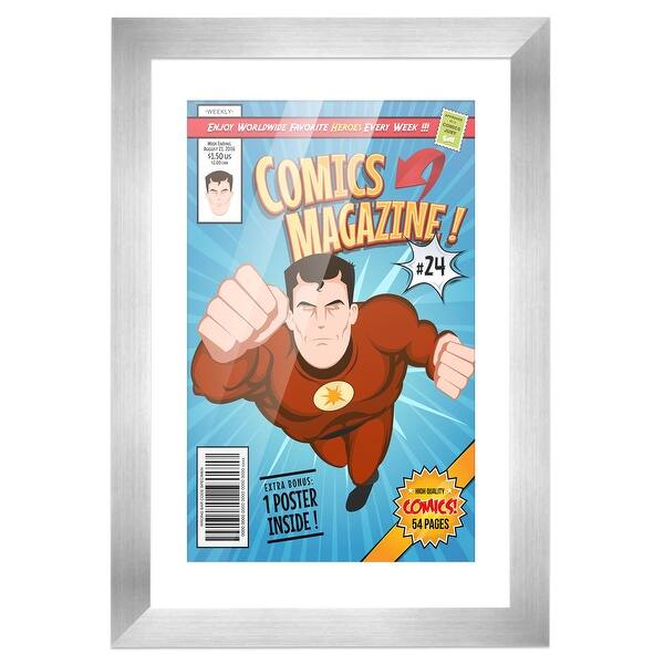Comic Book Frame Wall Display with Mat for 1 Current Era Comic ...
