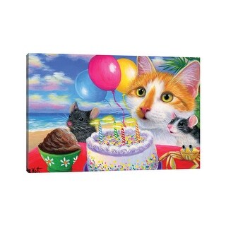 iCanvas "Buttercups Birthday" by Bridget Voth Canvas Print - Bed Bath ...