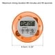 Round Digital Timer, Count Down UP Clock with Magnetic, Big LCD Display ...