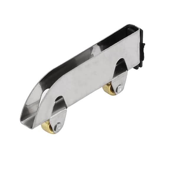 57mm Length 7mm Dia Double Rollers Sliding Glass Door Window Pulley ...