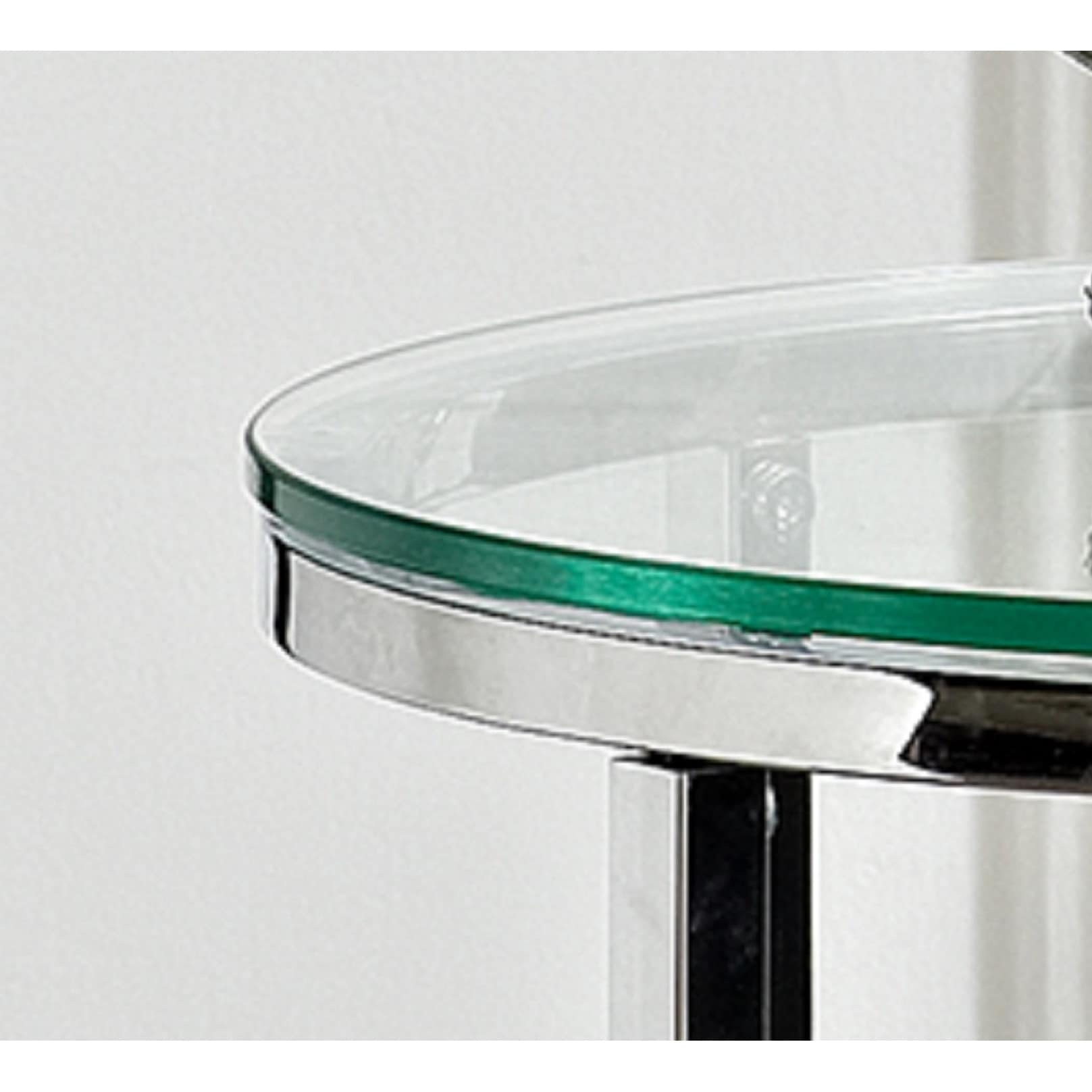 Silver orchid helbling modern round side table store