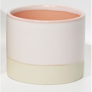 Pink Top With Light Brown Bottom Planter - Bed Bath & Beyond - 36881974