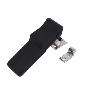 Cabinets Rubber Security Toggle Hasp Latch Lock Black 96.5x29x20mm ...