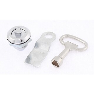 0.8-inch Male Threaded Triangular Insert Panel Lock w Key - Bed Bath ...