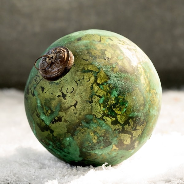 green marble ball