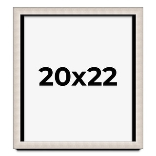 20x22 Shadow Box Frame Silver Real Wood Contemporary Shadowbox Display ...