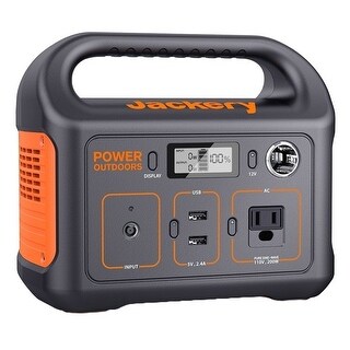 Jackery - Explorer 290 Portable Power Solar Generator - Black - Bed ...